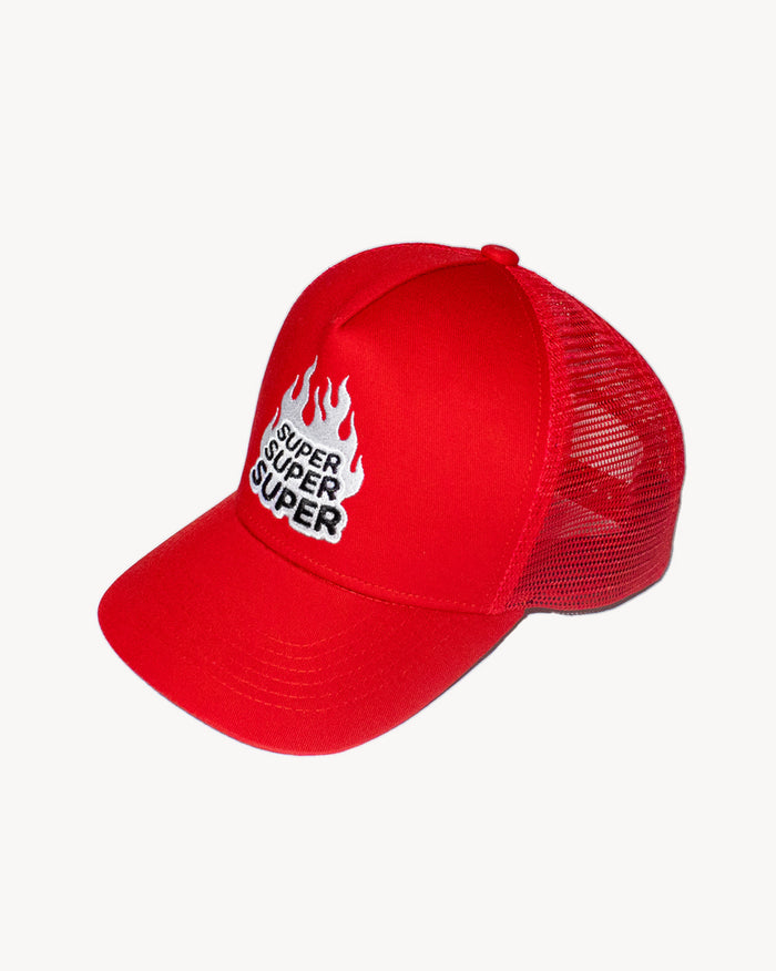 Triple Heat Snapback Red